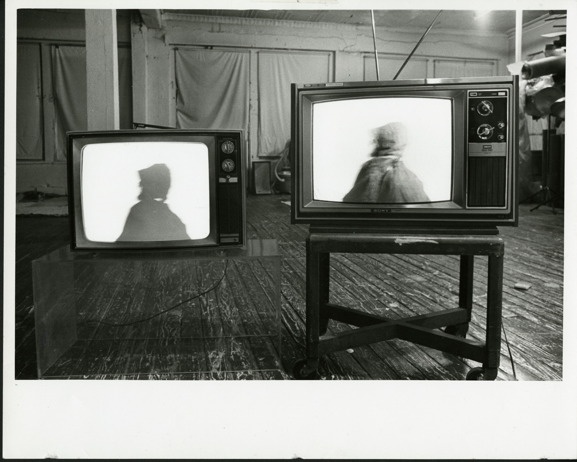 Photograph of Howardena Pindell's Free, White, and 21 in Dialectics of ...