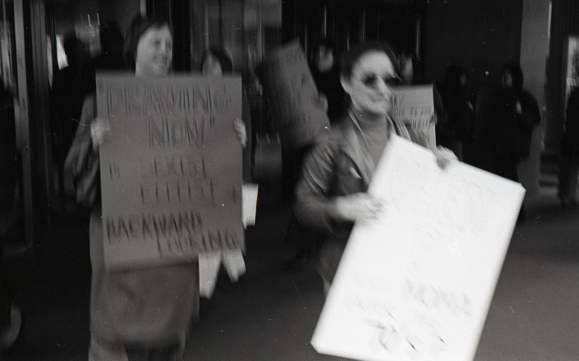 MoMA and Guggenheim Ad Hoc Protest Committee picket outside of MoMA - TFI
