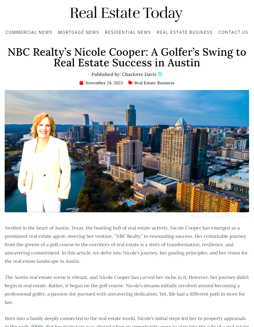 Nicole Cooper, Realtor, Austin, NBC Realty Inc. | Nicole Cooper REALTOR®