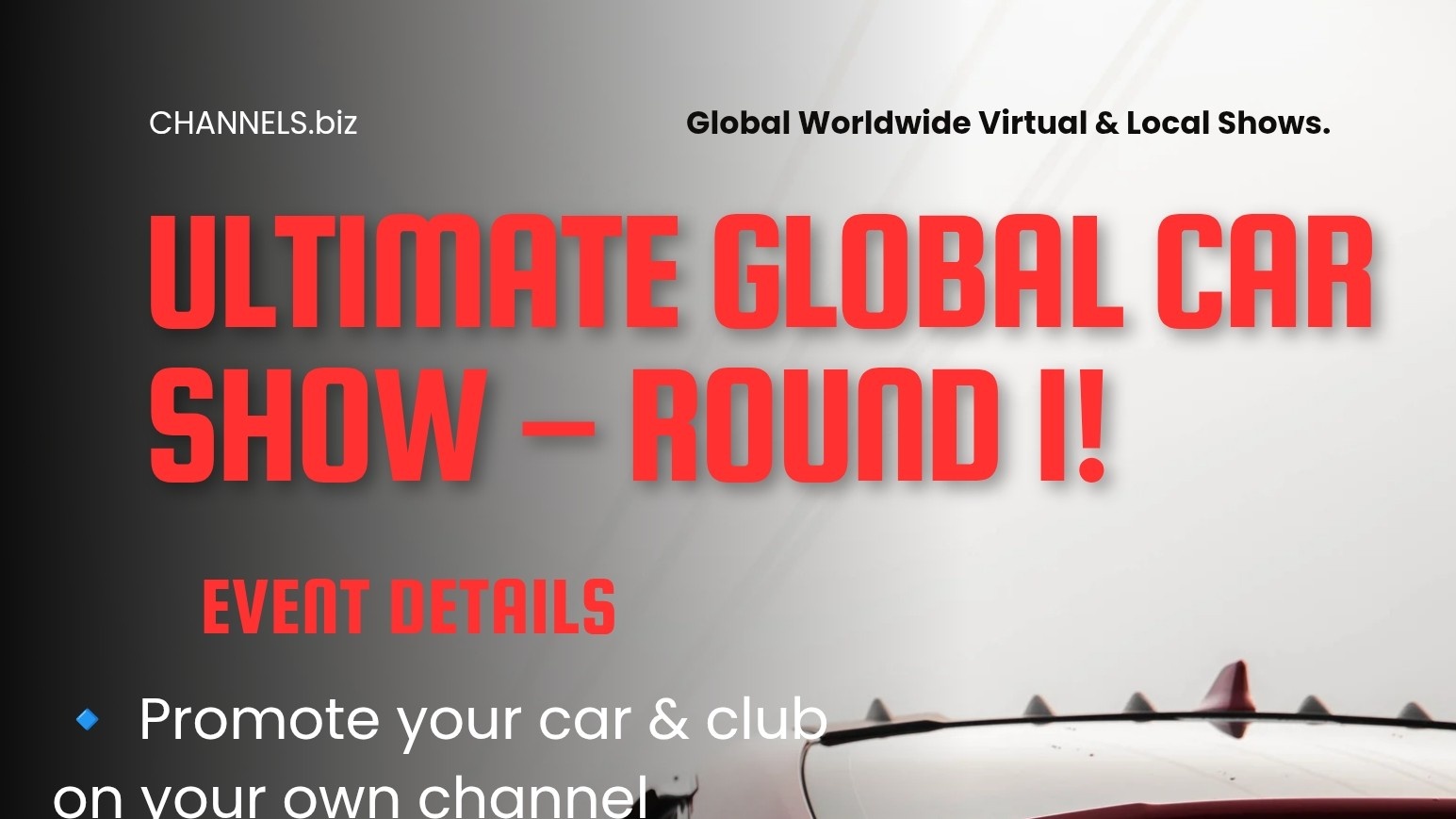 The Ultimate Global Car Show - SponsorMyEvent