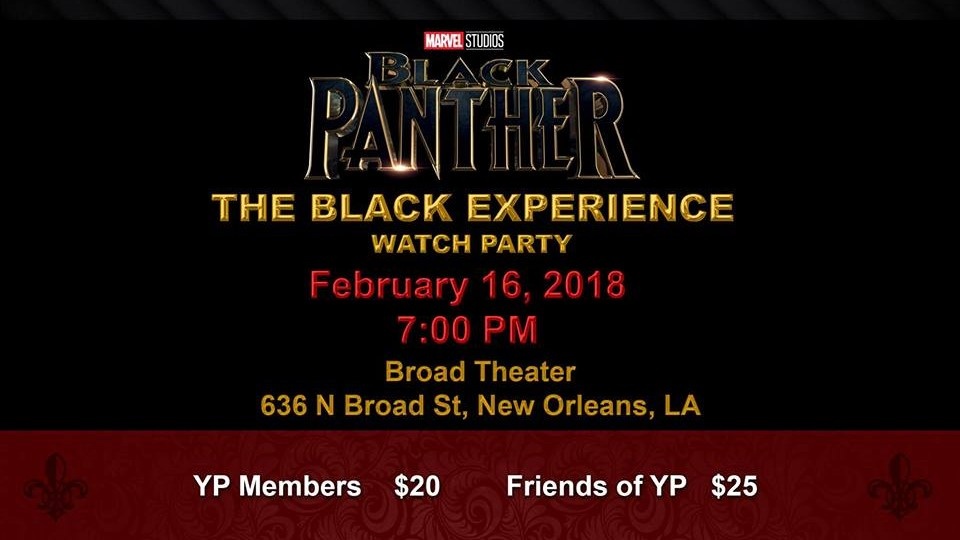 Marvel Black Panther Watch Party - SponsorMyEvent
