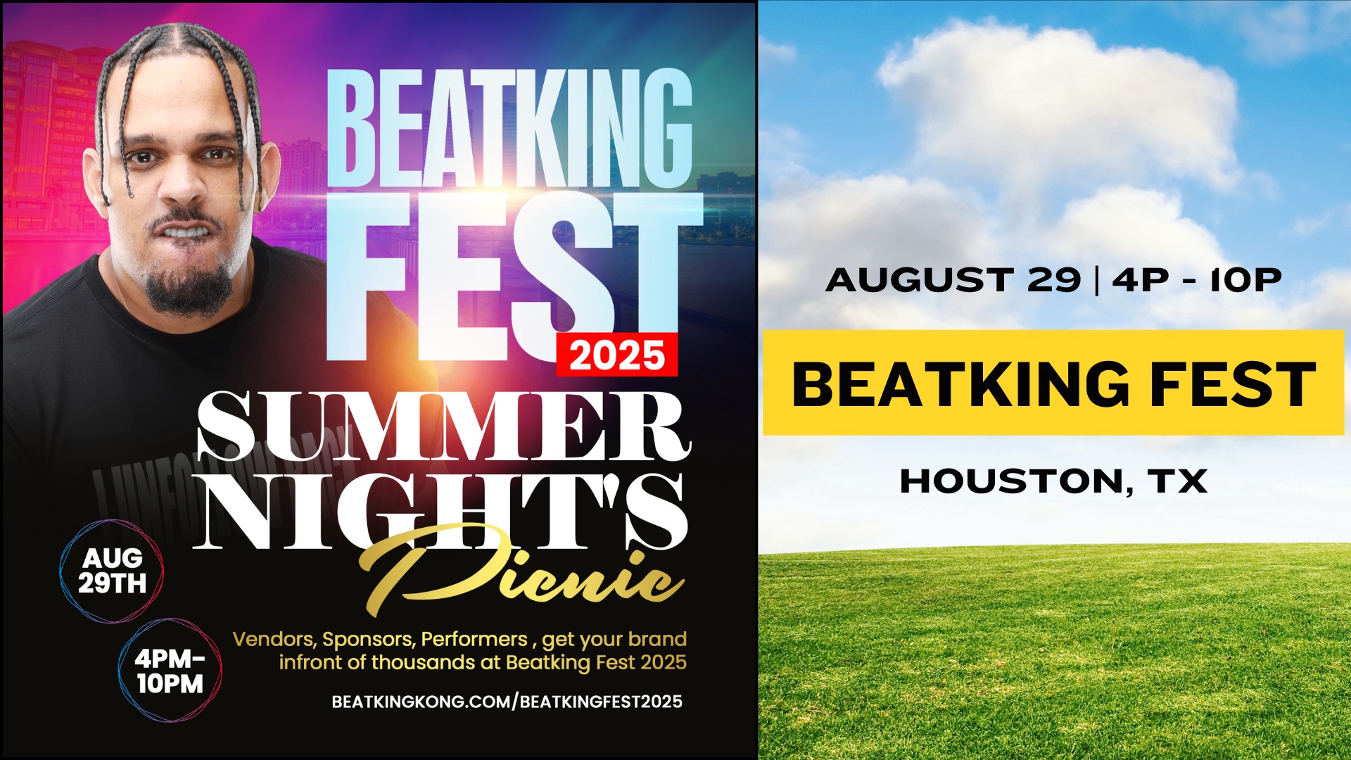 BeatKing Fest 2025 : Summer Night Picnic - SponsorMyEvent