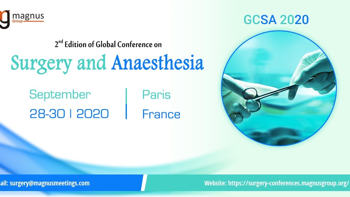 2nd Edition of Global Conference on Surgery and Anaesthesia ...