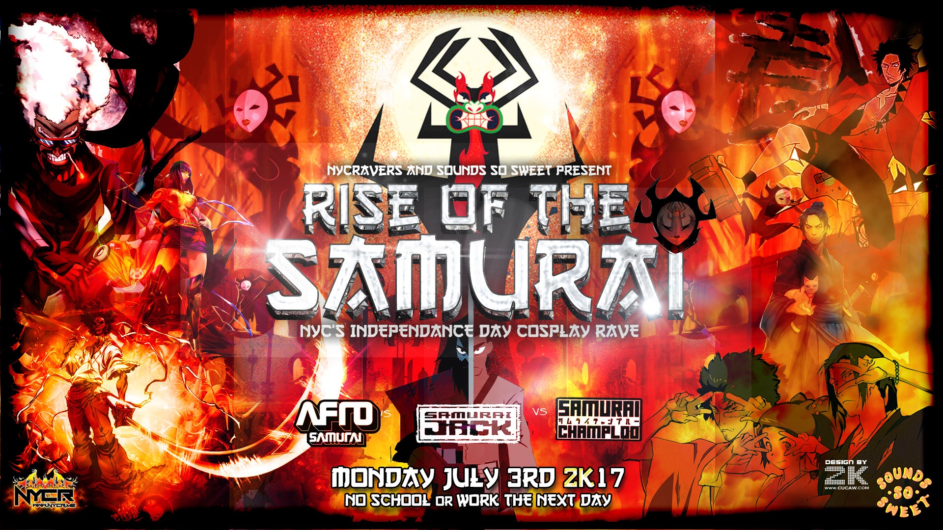 Rise of The Samurai Independence Day Cosplay Rave - SponsorMyEvent