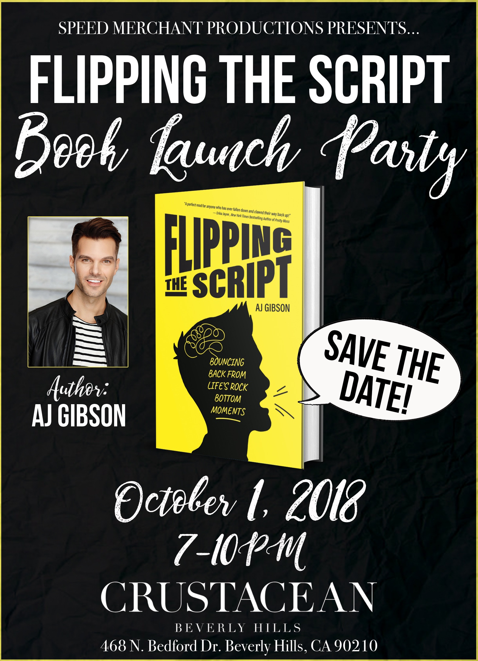 Flipping the Script Book Launch & LGBTQ Fundraiser - SponsorMyEvent