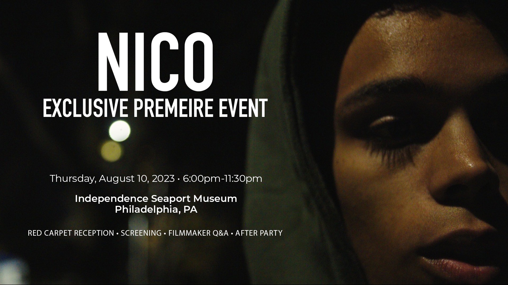 Feature Film Premiere - Nico - SponsorMyEvent