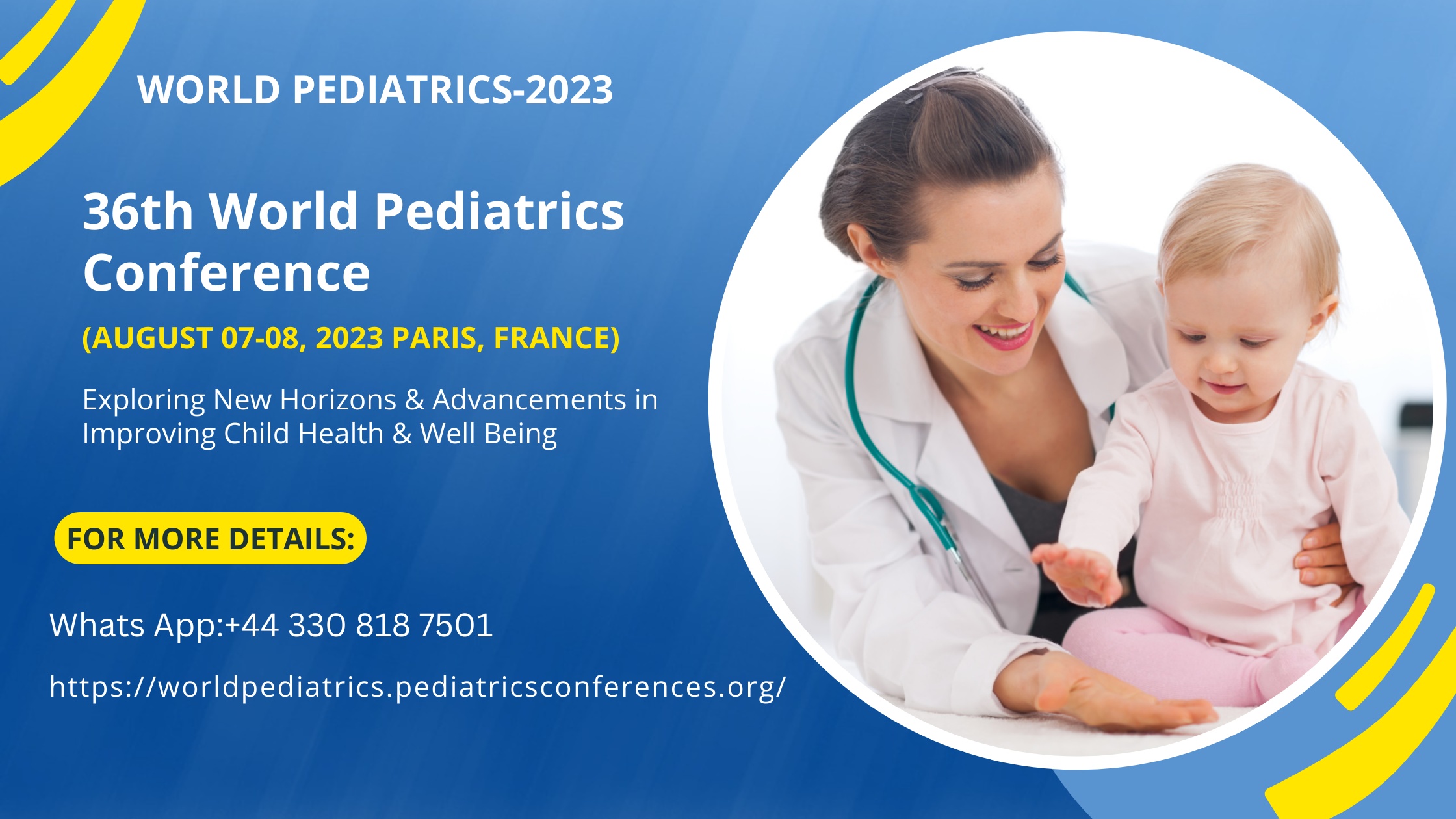36th World Pediatrics Conference - SponsorMyEvent