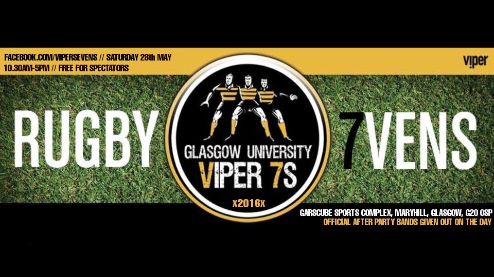 Glasgow University 7's tournament (Viper 7's) - SponsorMyEvent