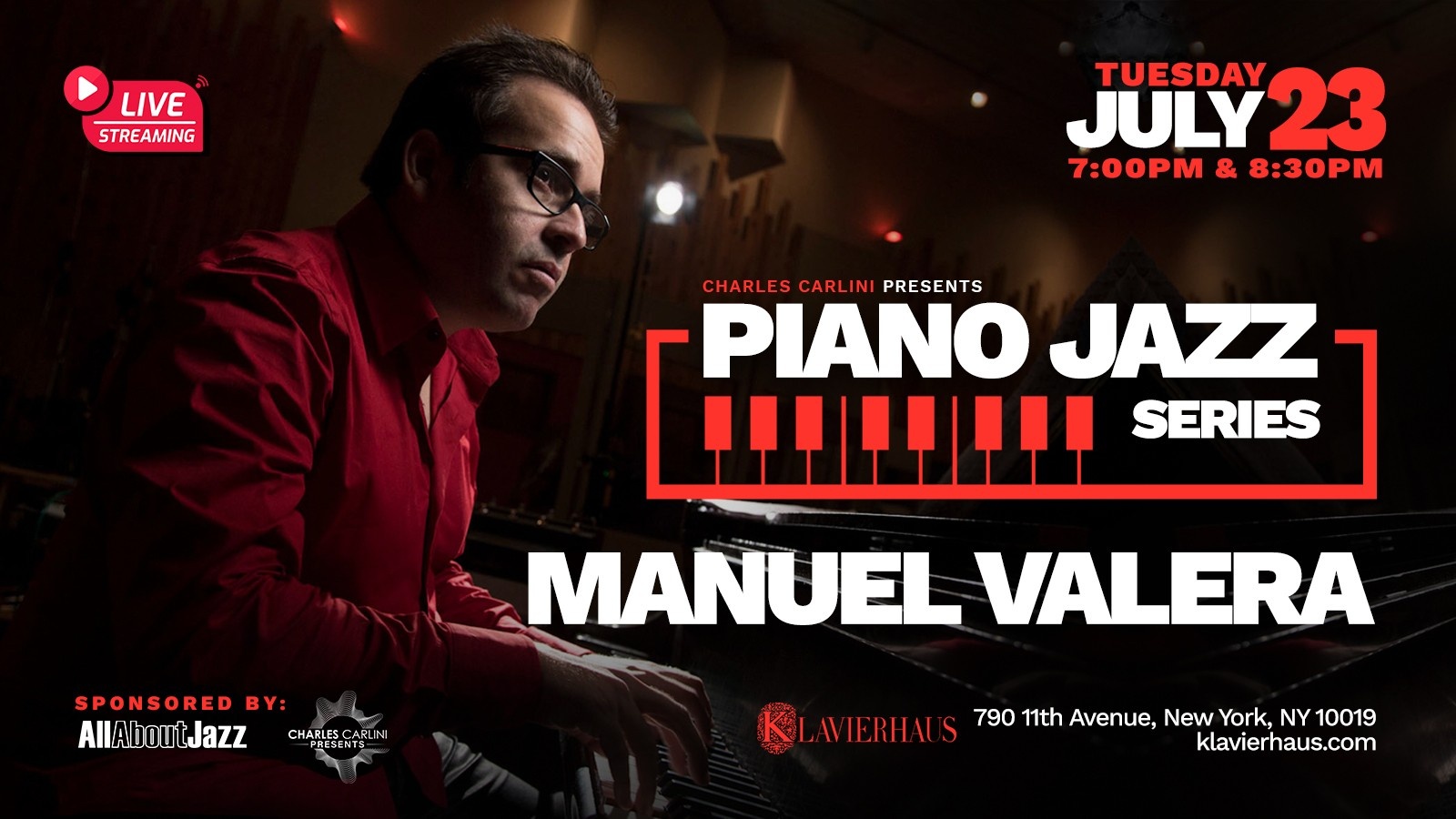 Piano Jazz Series: Manuel Valera - SponsorMyEvent