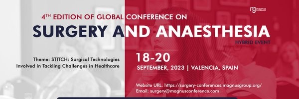 4th Edition of Global Conference on Surgery and Anaesthesia ...