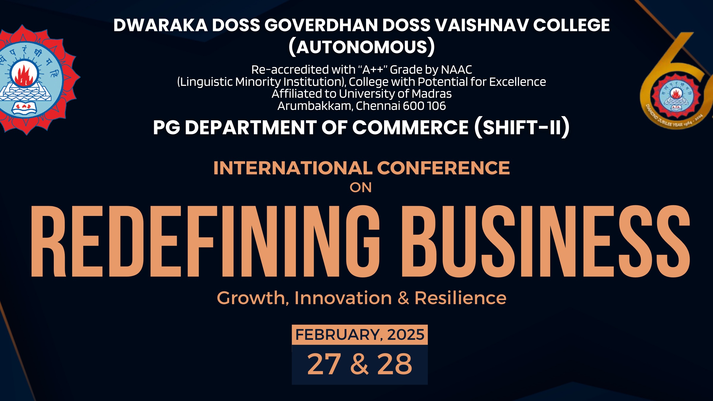 International Conference on Redefining Business - SponsorMyEvent