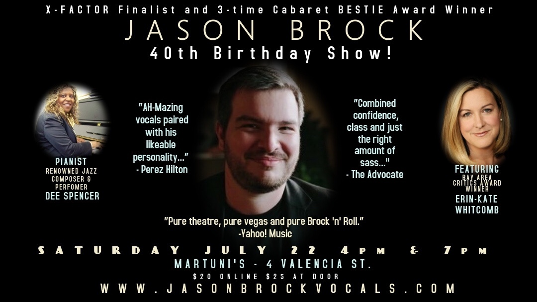 Birthday Show for Jason Brock (X-Factor Finalist) - SponsorMyEvent