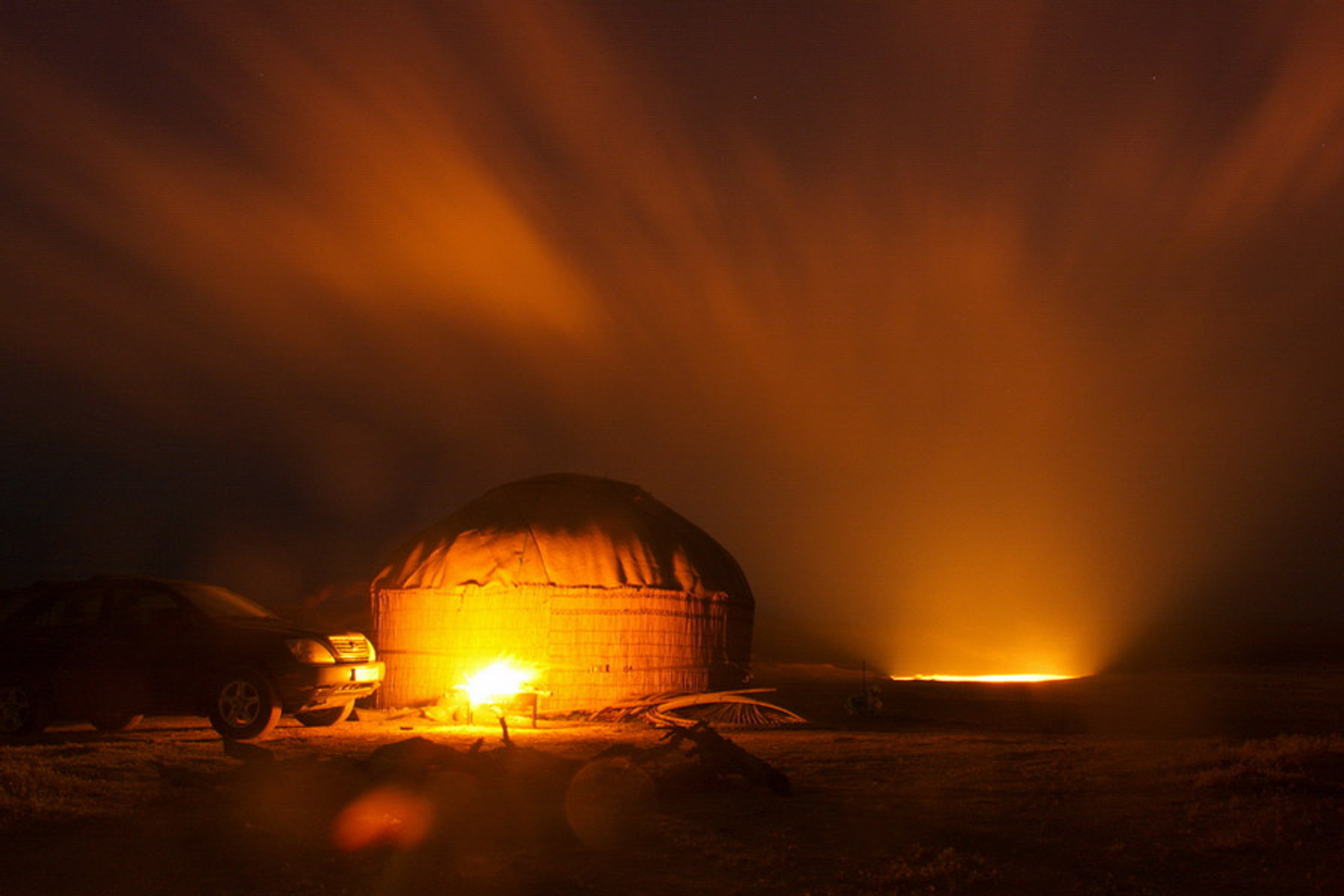 3-day Darvaza Gas Crater Group Tour 2026-2027 in Darvaza, Ashgabat, Mary