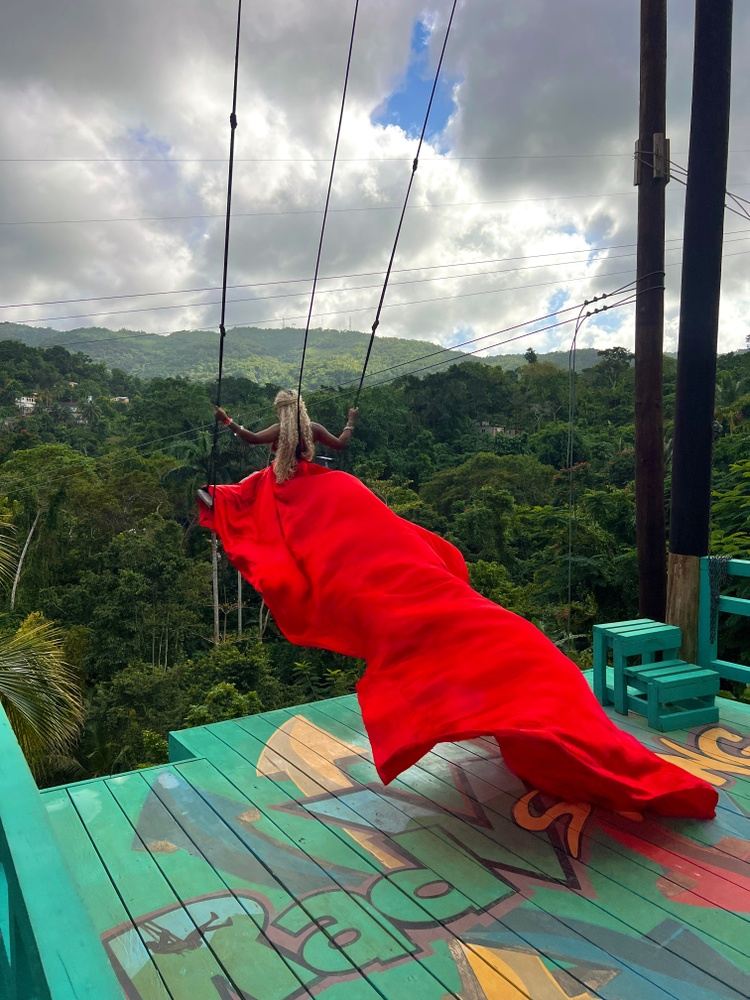 Giant "Bali Inspired Swing" in Ocho Rios, Jamaica