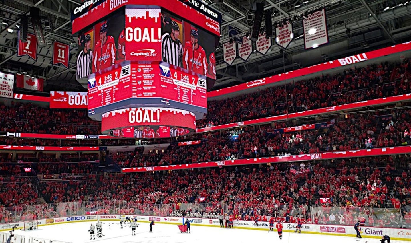 Washington Capitals Vs Rangers in Washington DC