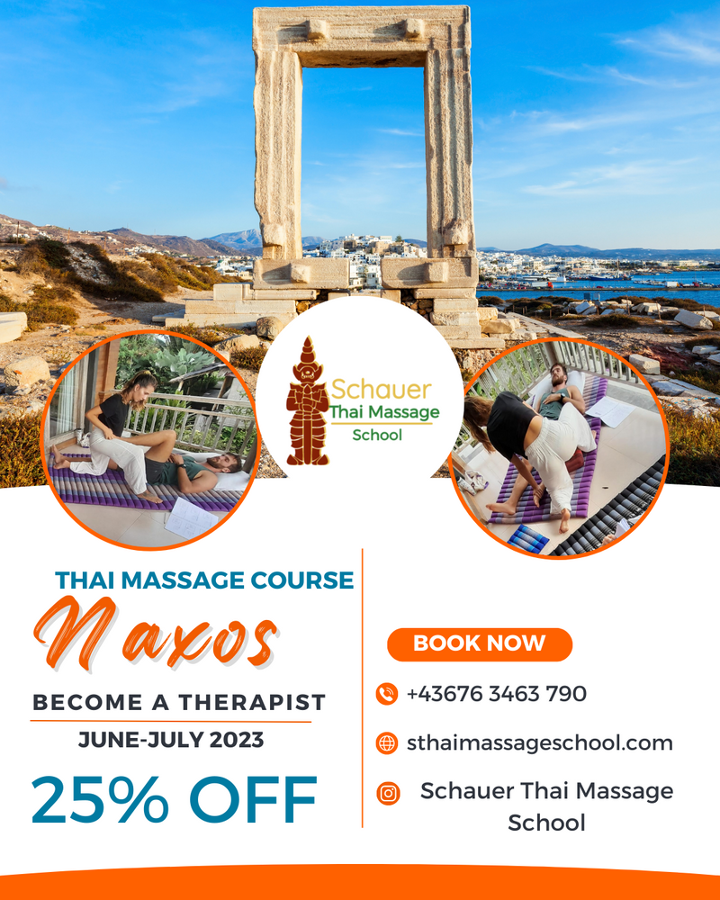 Certified Thai Yoga Massage Nuad Bo-Rarn Course in Naxos in Naxos, Greece