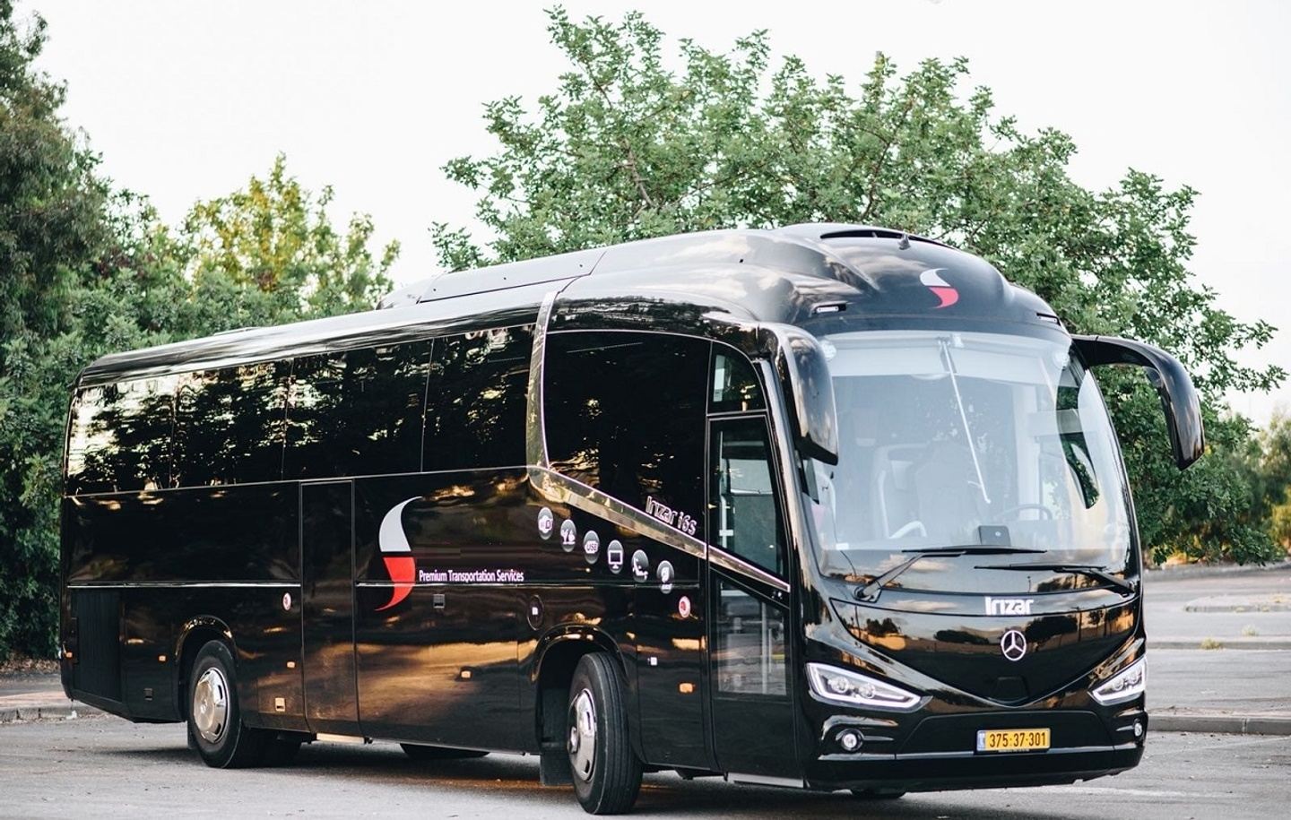 VIP Limo Bus luxury bus in Tel Aviv-Yafo, Israel