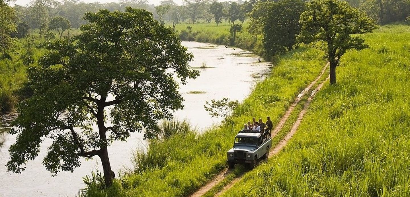 Jeep Safari inside Chitwan National Park in Chitwan, Nepal