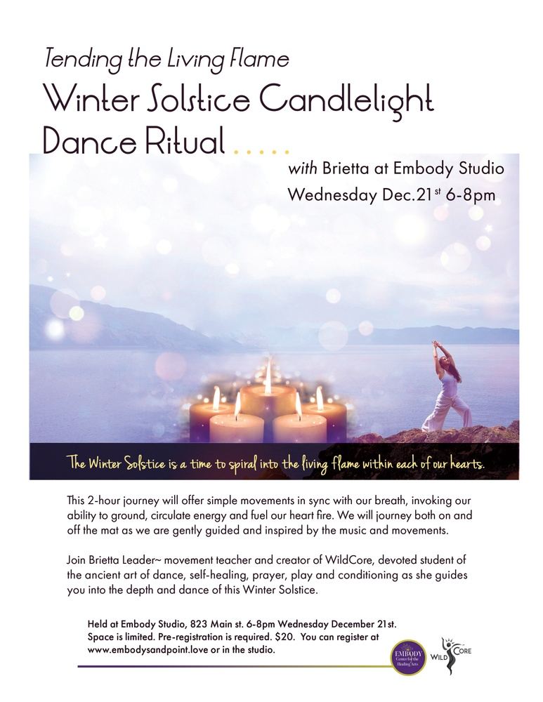 Tending Your Living Flame in Winter Solstice Dance Ritual