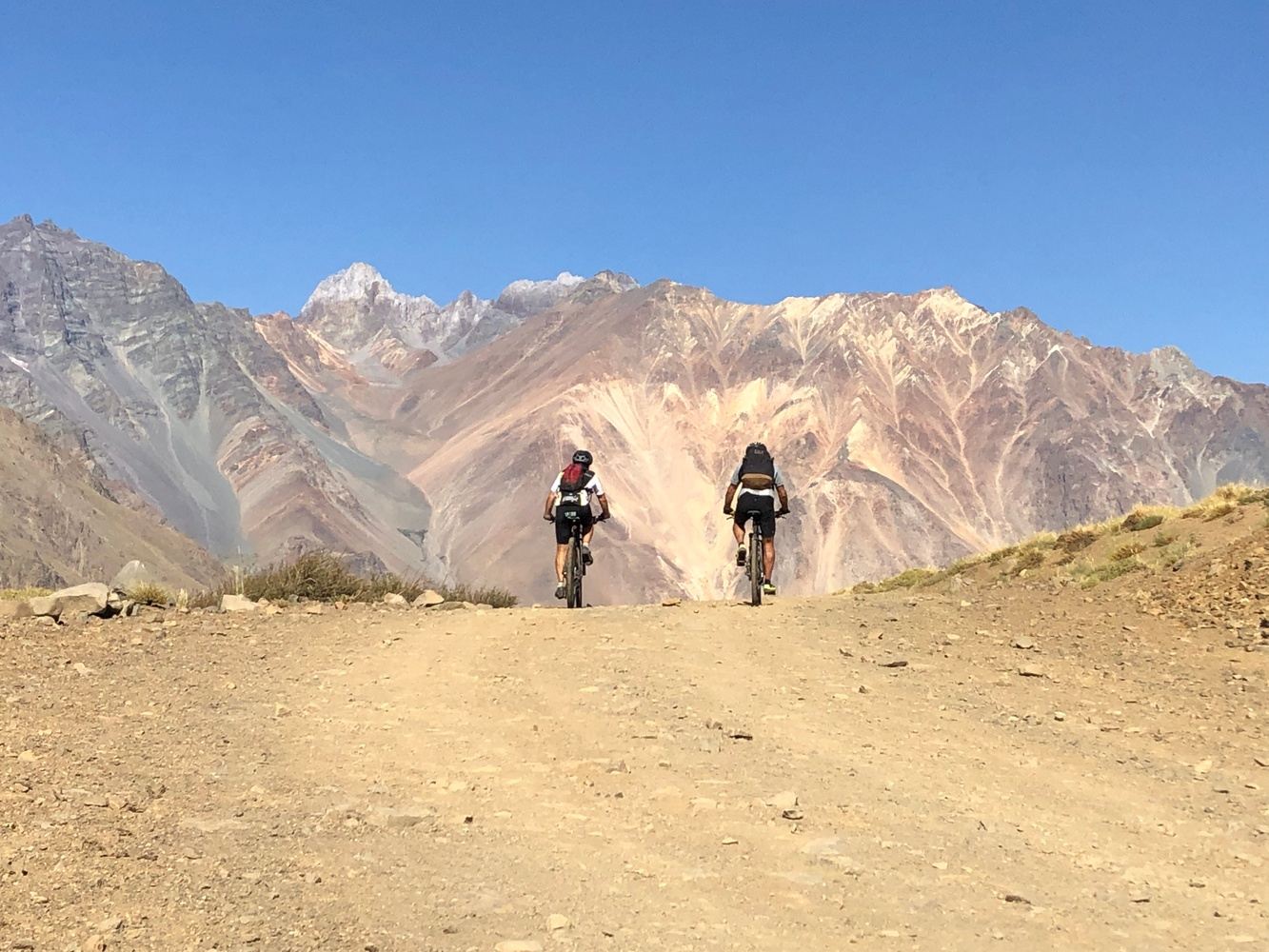 The Andes cross-Vergara Pass, from Arg to Chile in Malargüe, Mendoza ...