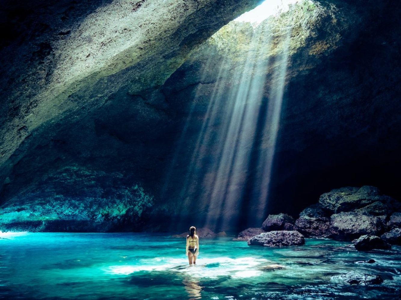 Blue Cave Tanna Tour in Blue Cave Tanna