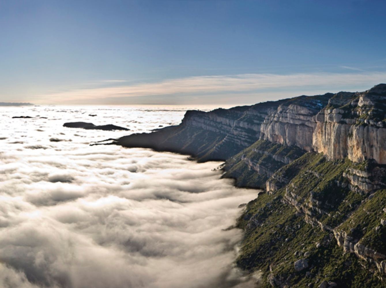 Vía Ferrata la Mussara in La Mussara, Spanien