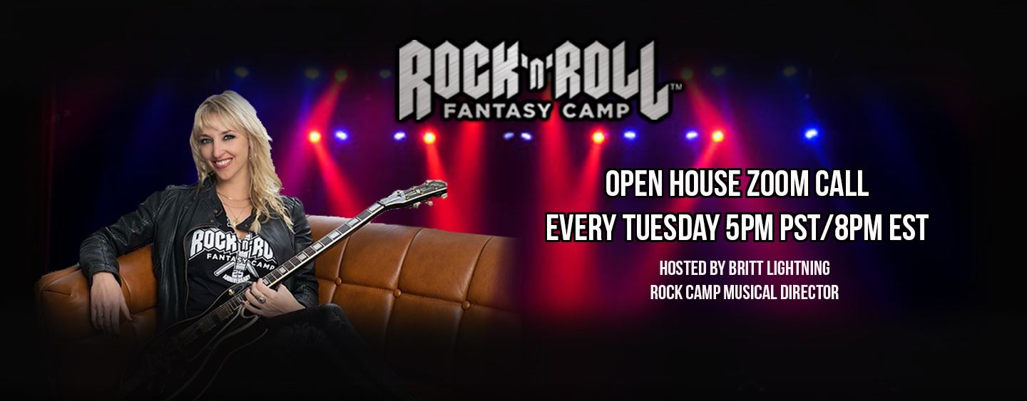 Rock Camp Open House Zoom Call in online