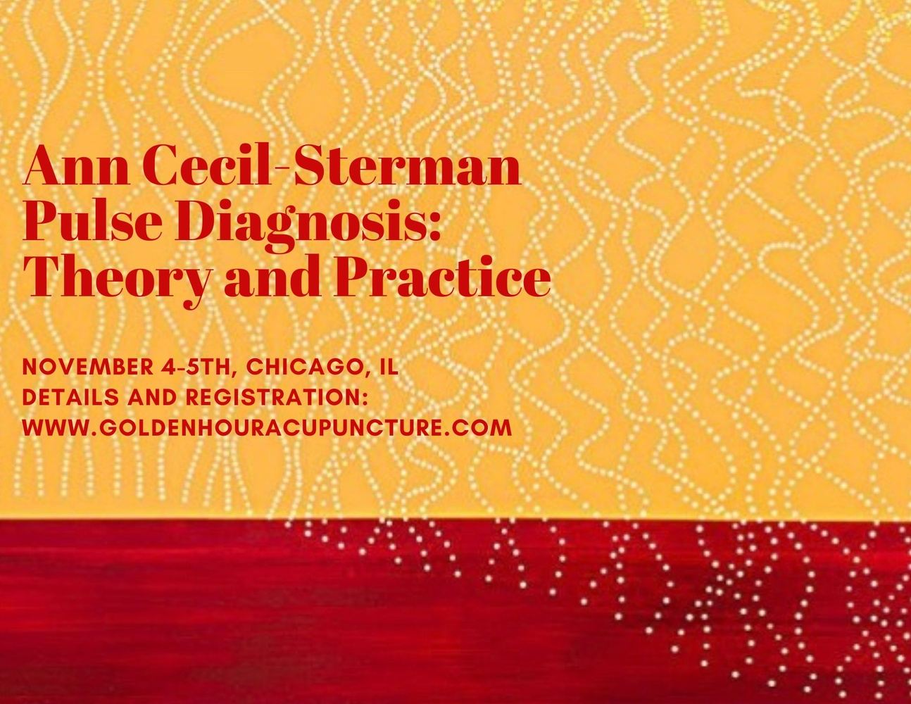 Ann Cecil-Sterman: Pulse Diagnosis in City Garden Waldorf School, 920 W ...