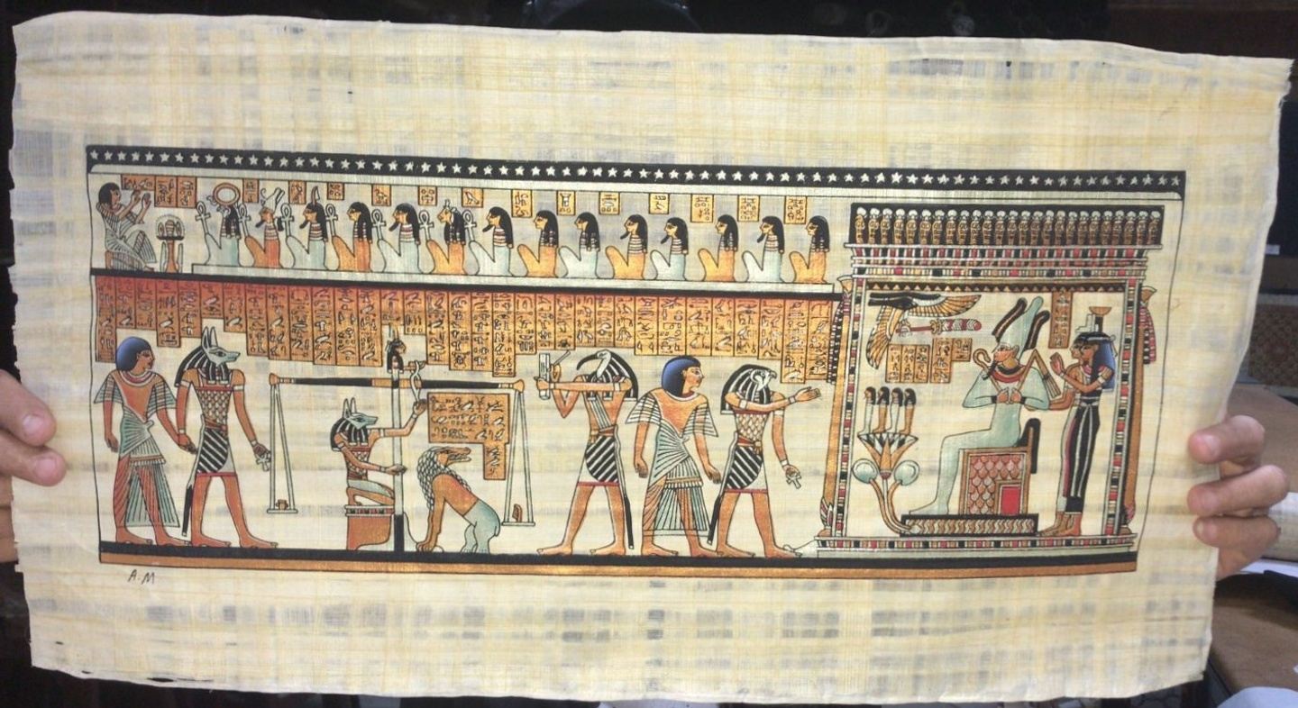 Two papyrus papers 📜📜 in Cairo, Cairo Governorate, Egypt