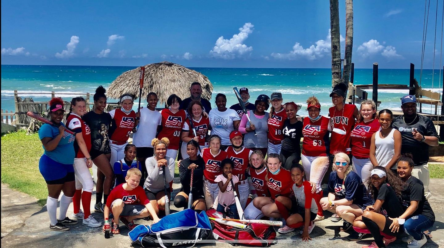 Softball in the Dominican Republic in Santo Domingo, Dominican Republic
