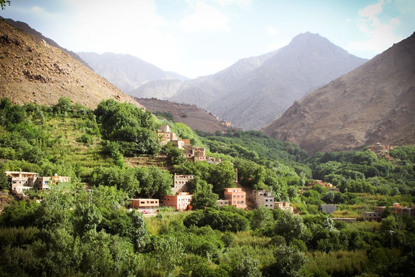 Hiking at High Atlas Mountains in Marrakech