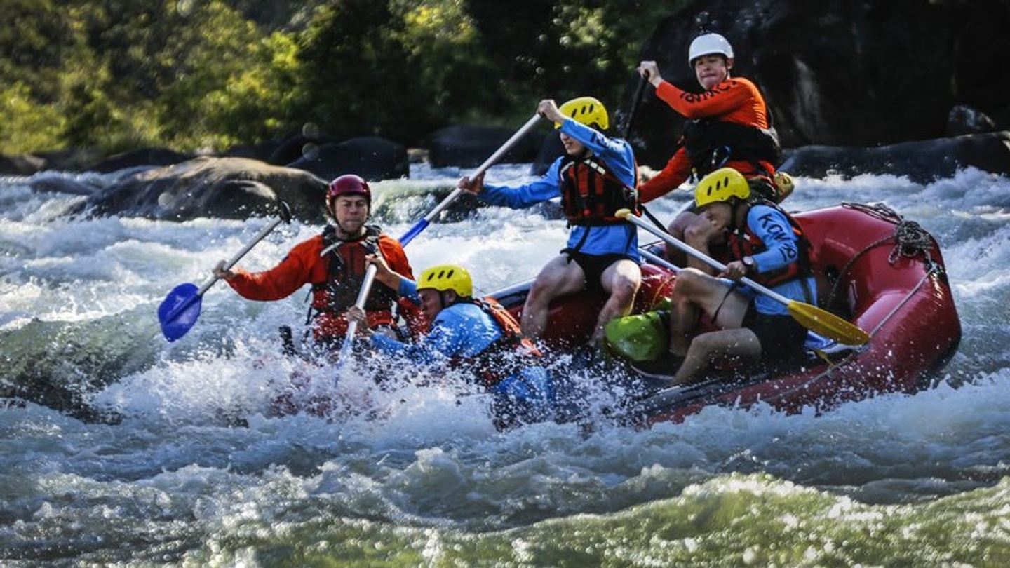 Rafting activity in Peru