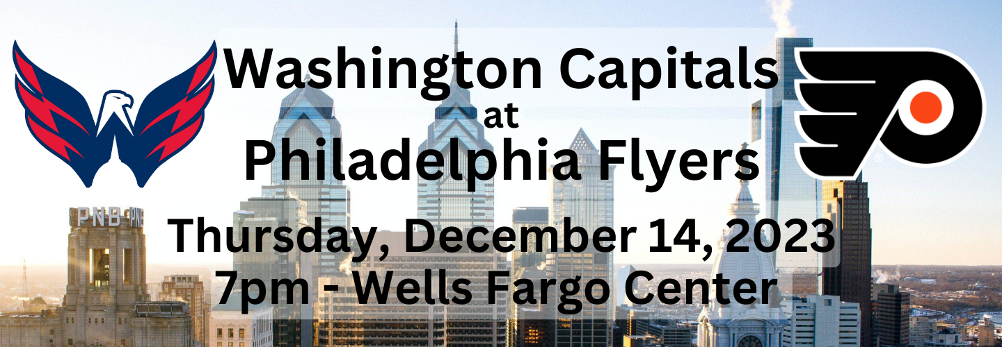 Washington Capitals AT Philadelphia Flyers - December 14, 2023 in ...