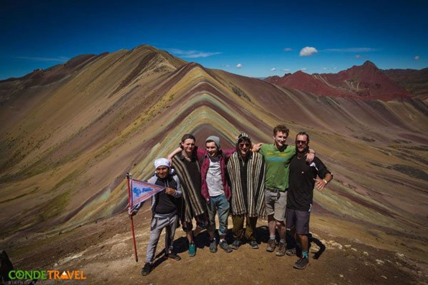 Rainbow Mountain Cusco Peru - Ausangate Vinicunca in Rainbow mountain, Peru