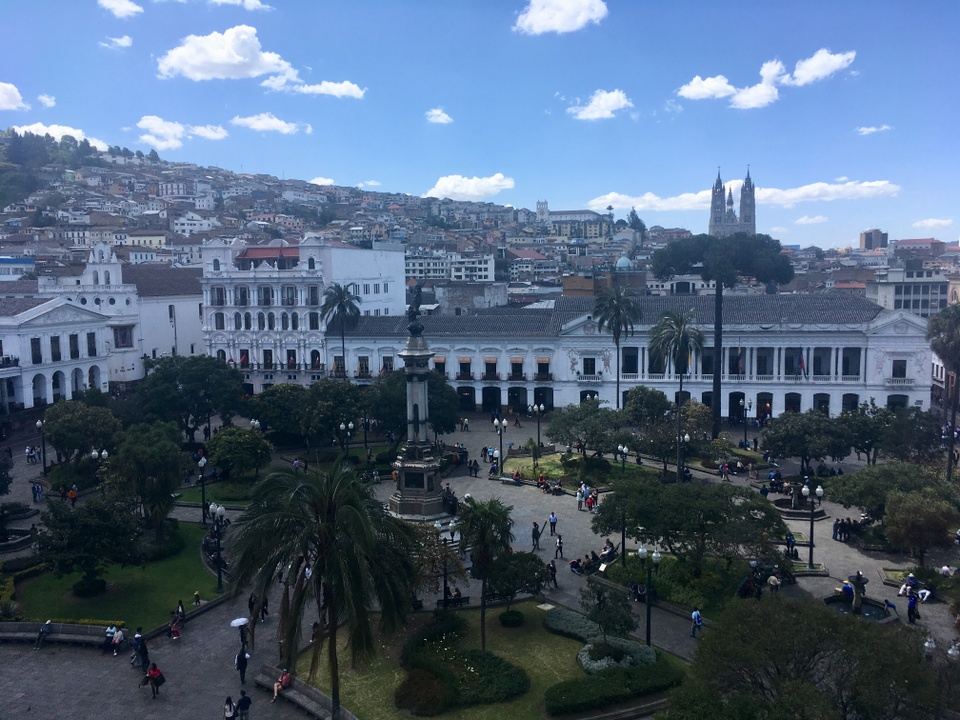 Walking the Historic Center of Quito in Centro Historico, Quito, Ecuador