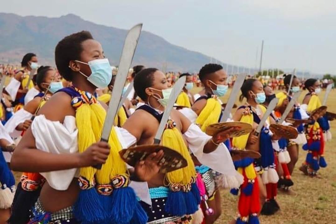 The reed dance in Swazini, South Africa