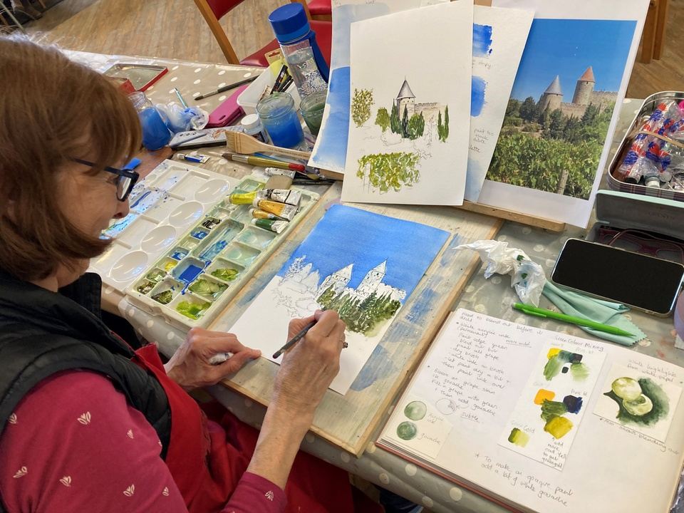 AlisArt Painting Individual Workshops June 2024 in Silves, Portugal