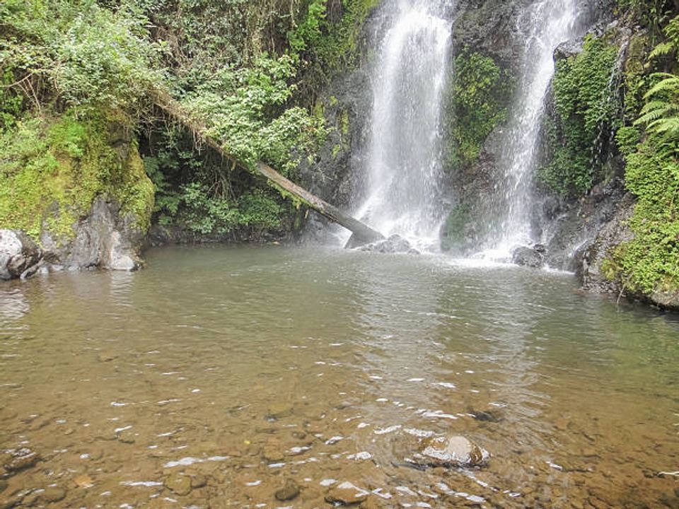 Marangu waterfalls cost Tanzania day trips. in Moshi, Tanzania