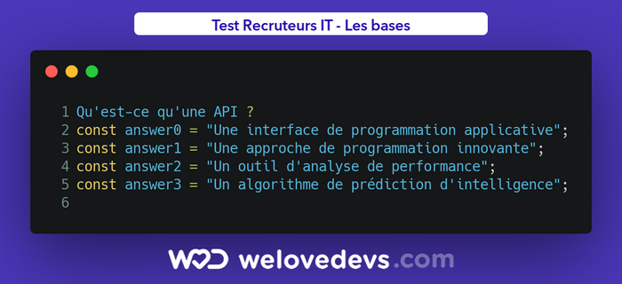 Qu'est-ce qu'une API?