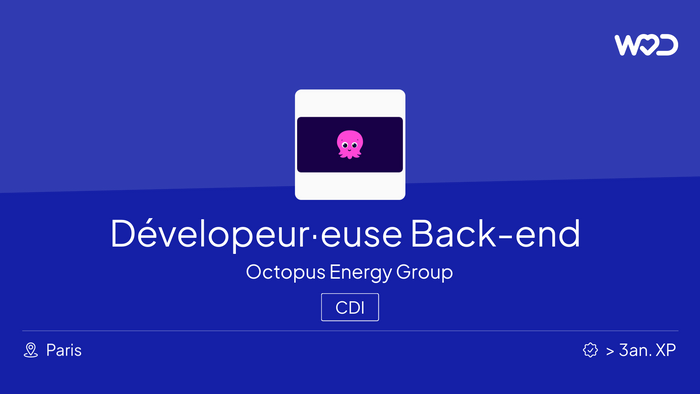 Dévelopeur·euse Back-end Python confirmé·e - IT job