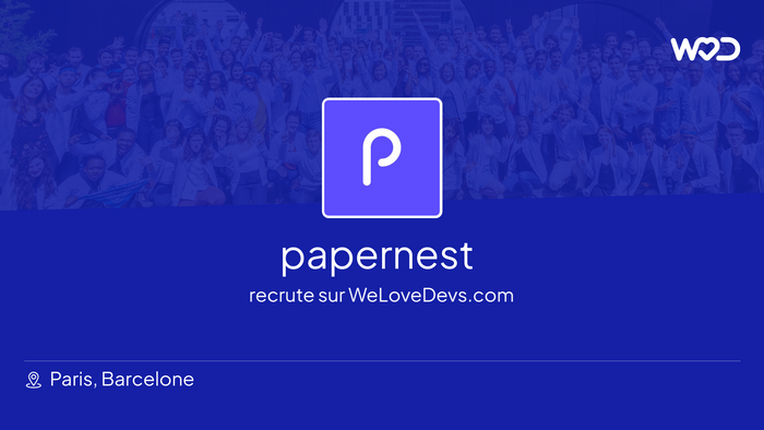 Developer at papernest - jobs and salaries | WeLoveDevs