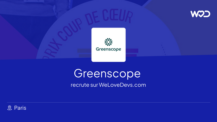 Developer at Greenscope - jobs and salaries | WeLoveDevs