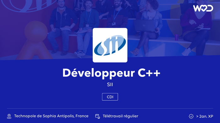 Développeur C++ - SII - Emploi IT