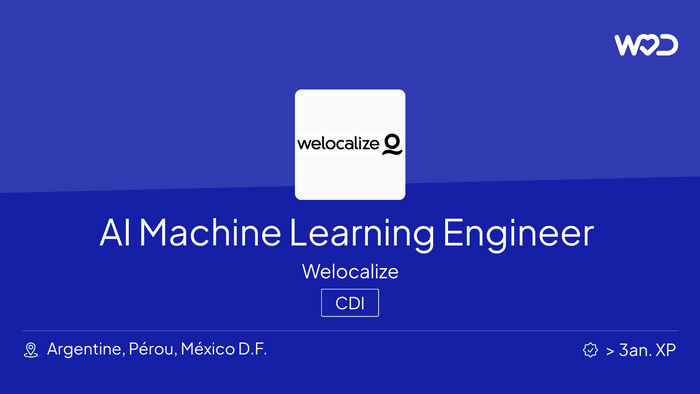 AI Machine Learning Engineer - IT job