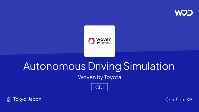 Autonomous Driving Simulation Software Engineer - Arene Reactor - IT job