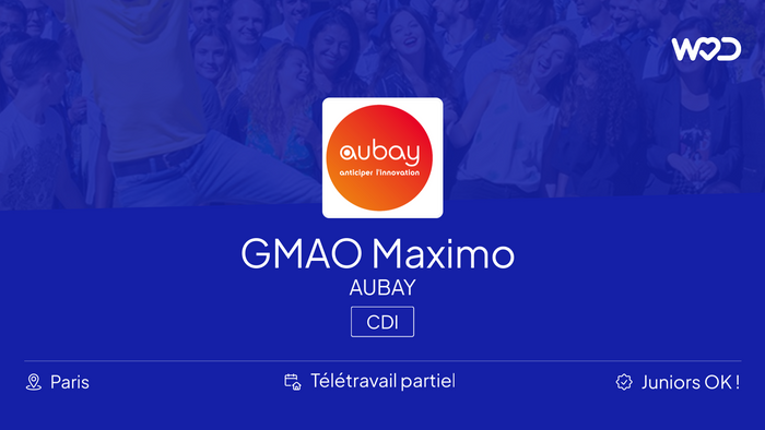 GMAO Maximo - AUBAY - IT job
