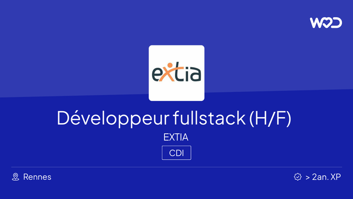 Développeur fullstack C#/angular (H/F) - IT job