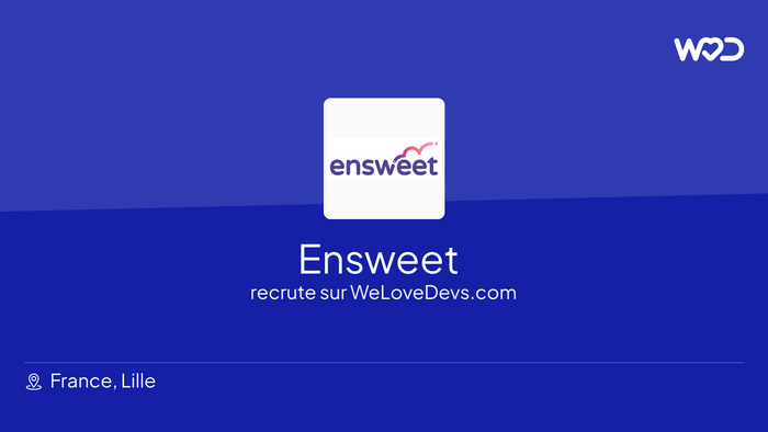 Apply at Ensweet - Latest jobs | WeLoveDevs.com