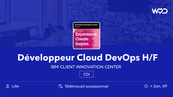 Développeur Cloud DevOps H/F - IBM CLIENT INNOVATION CENTER - IT job