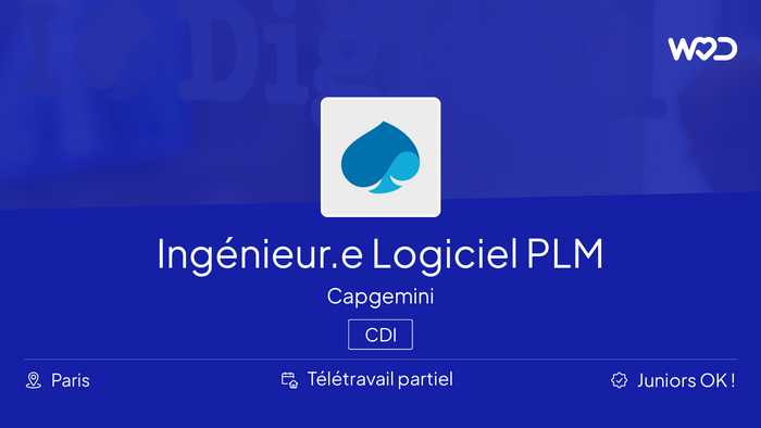 Ingénieur.e Logiciel PLM - Capgemini - IT job